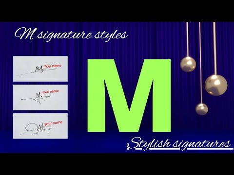 M signature style | part4 | M Signature - YouTube