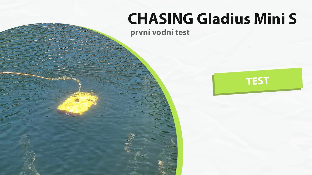 Chasing Gladius Mini S Flash Pack první vodní test - YouTube