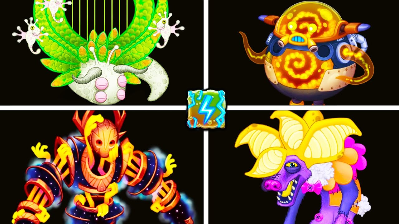 Epic Nebulob, Rare Hyehehe - All Animations | My Singing Monsters ...