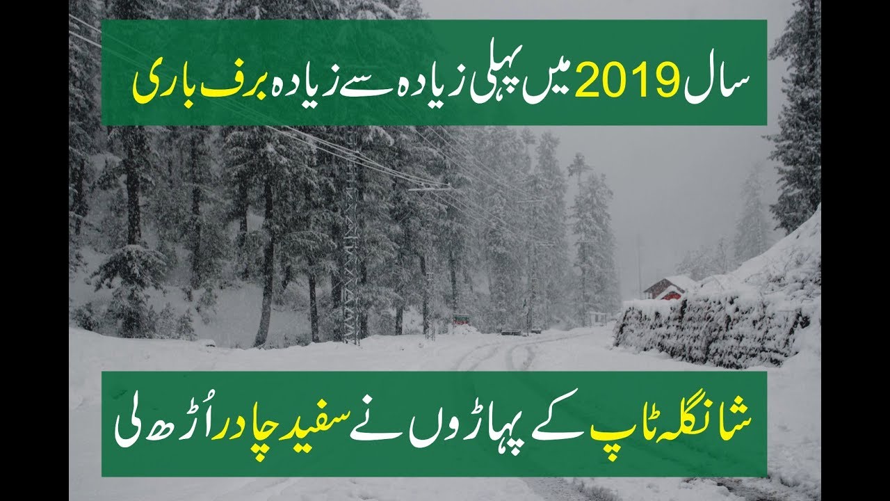 First Heavy Snowfall 2019 II Shangla Top II Swat Shangla II The ...