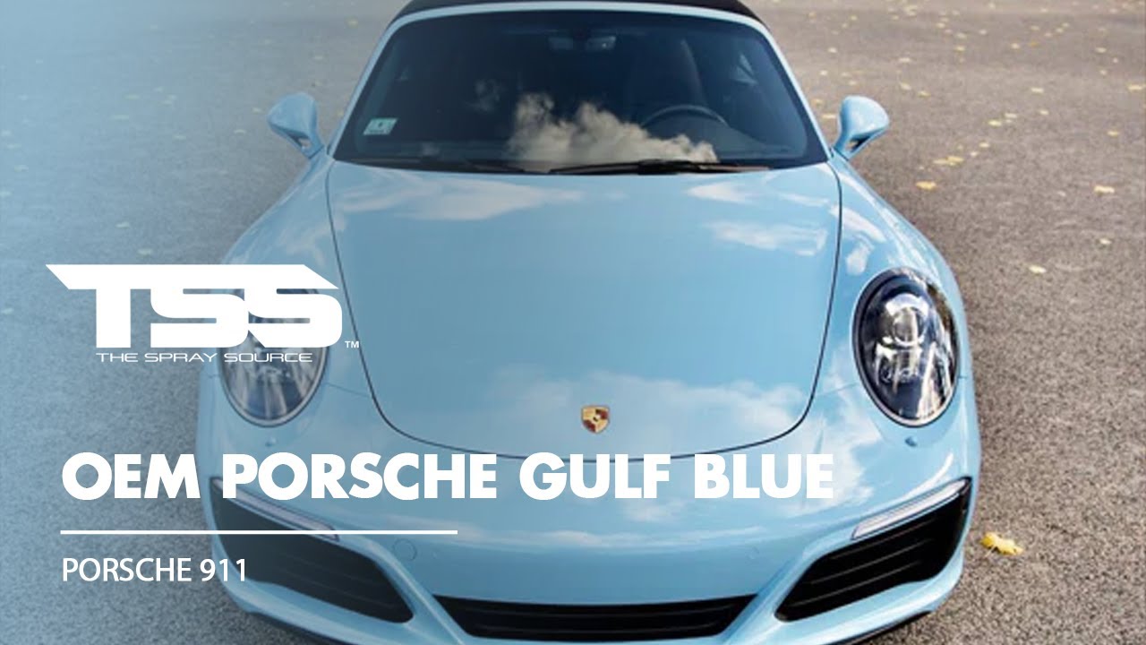 OEM PORSCHE GULF BLUE | AUTOFLEX COATINGS | PORSCHE 911 - YouTube