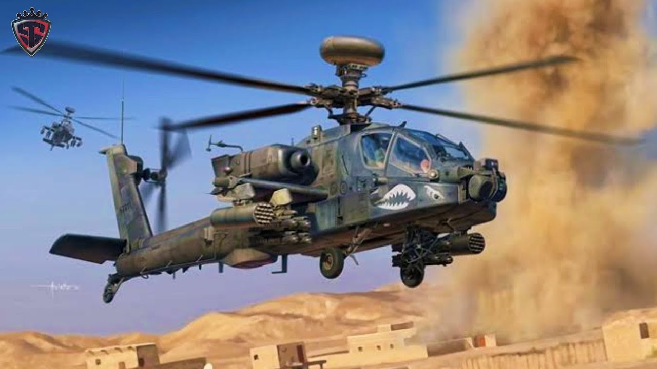 US AH-64 Apache Guardian helicopter - YouTube
