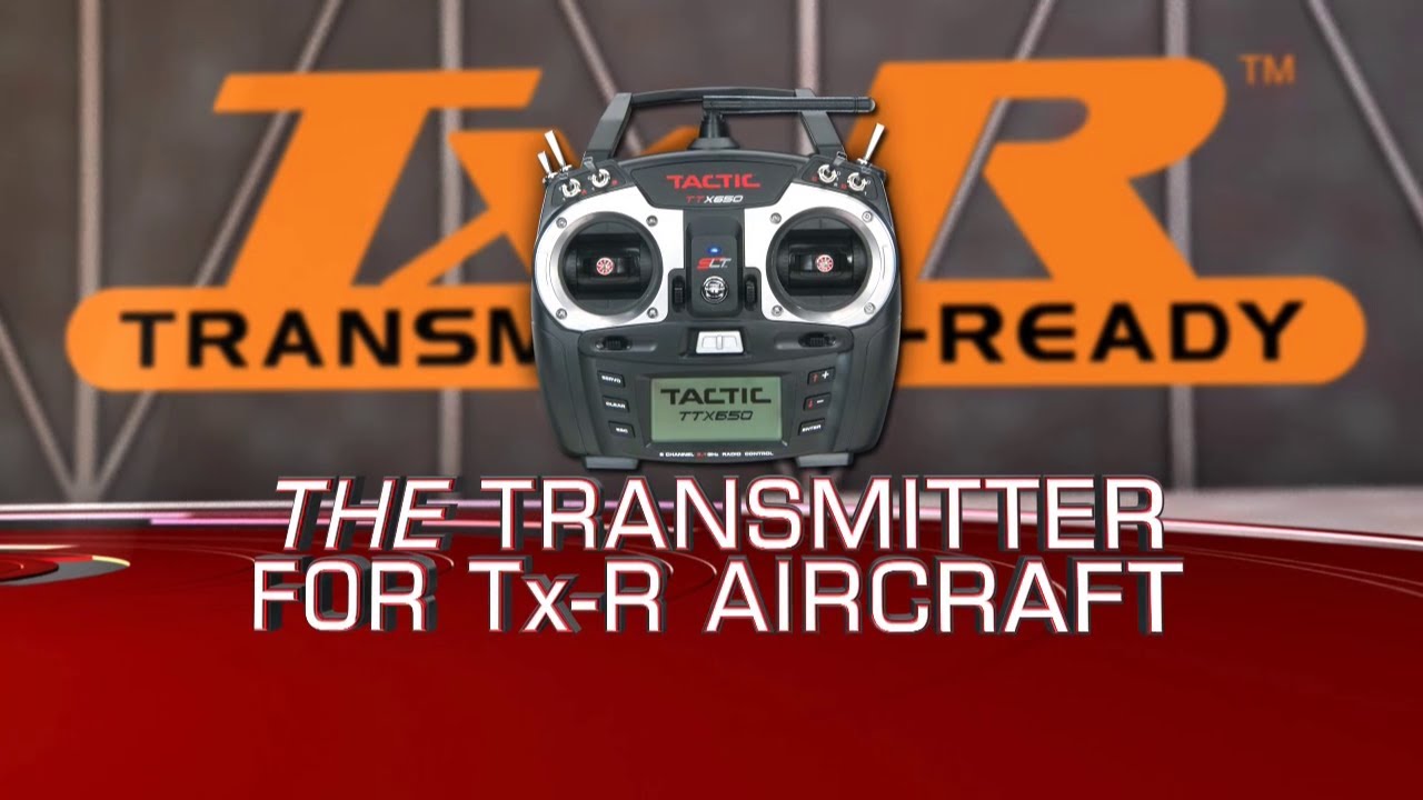 Spotlight: Tactic TTX650 6-Channel 2.4GHz SLT Radio System - YouTube