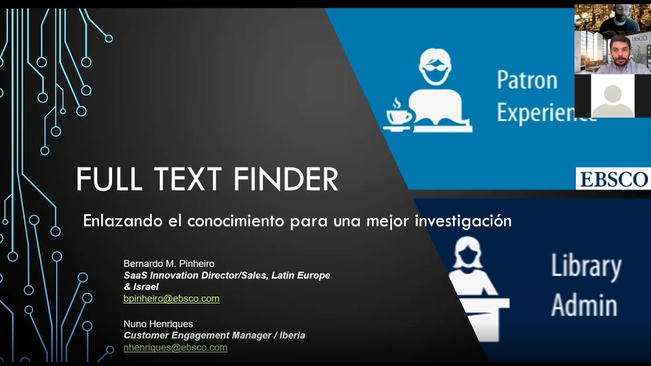 Full Text Finder - Enlazando el conocimiento para una mejor ...