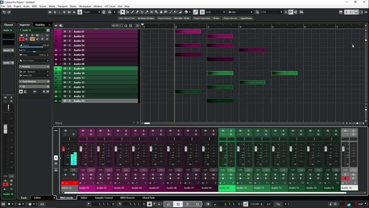 Cubase 13 pro project colour setup | How to change cubase colour and add dark gradient effects ...