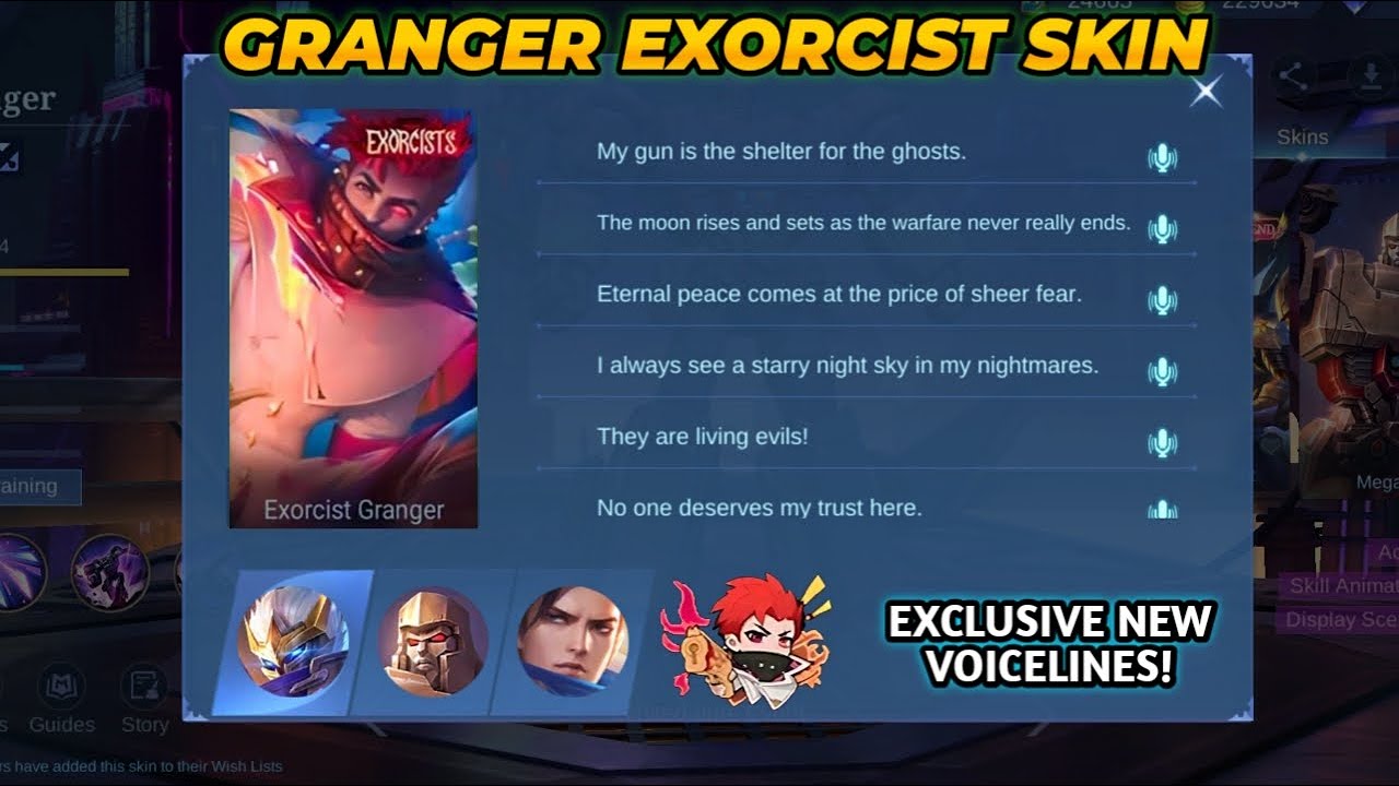GRANGER EXORCIST NEW VOICELINES - YouTube