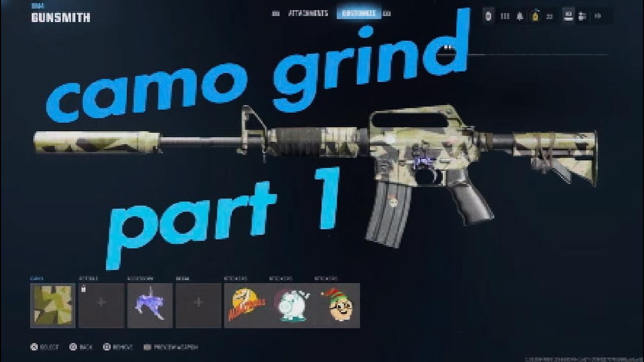 Camo grind part 1 - YouTube