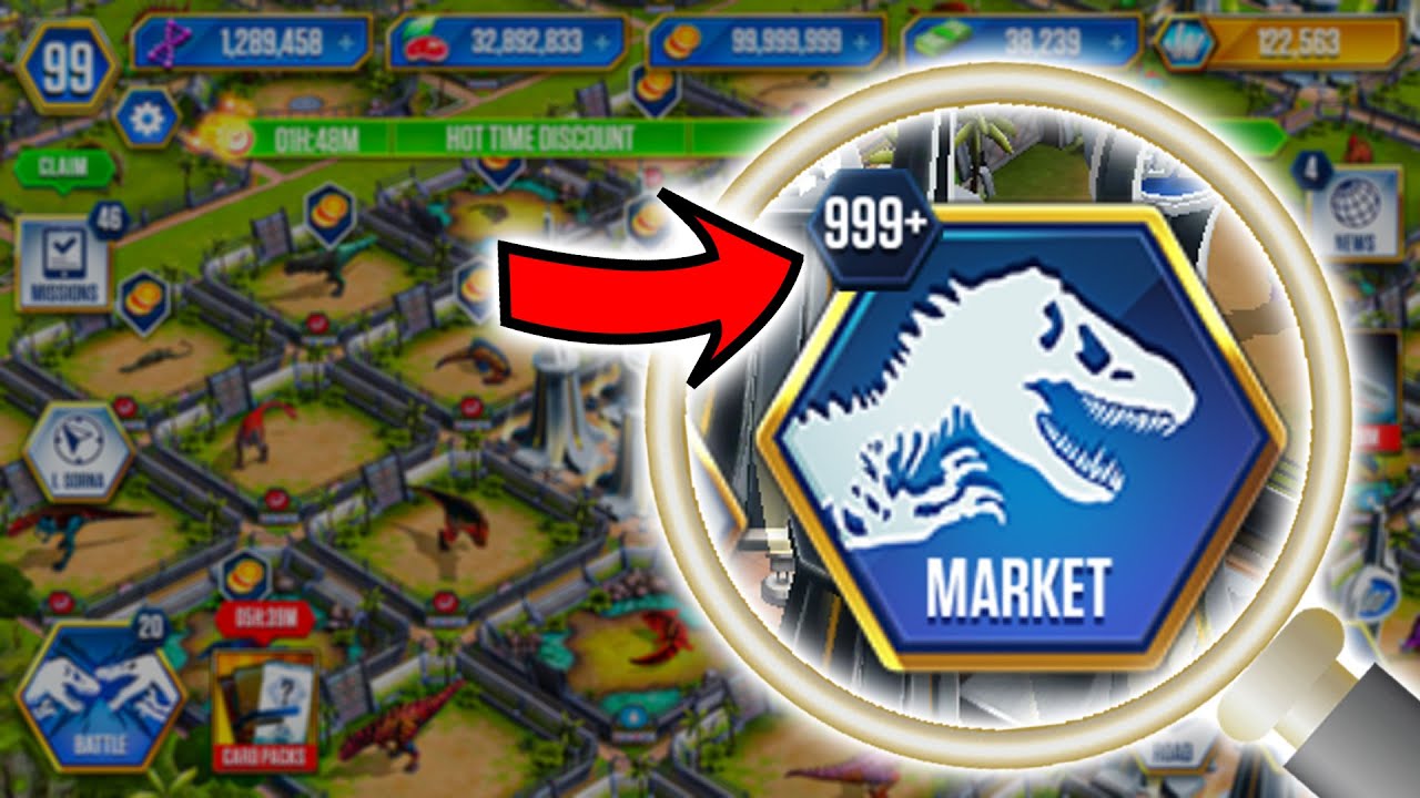 ALL DINOSAURS LEVEL 40 UNLOCKED | Jurassic World: The Game - YouTube