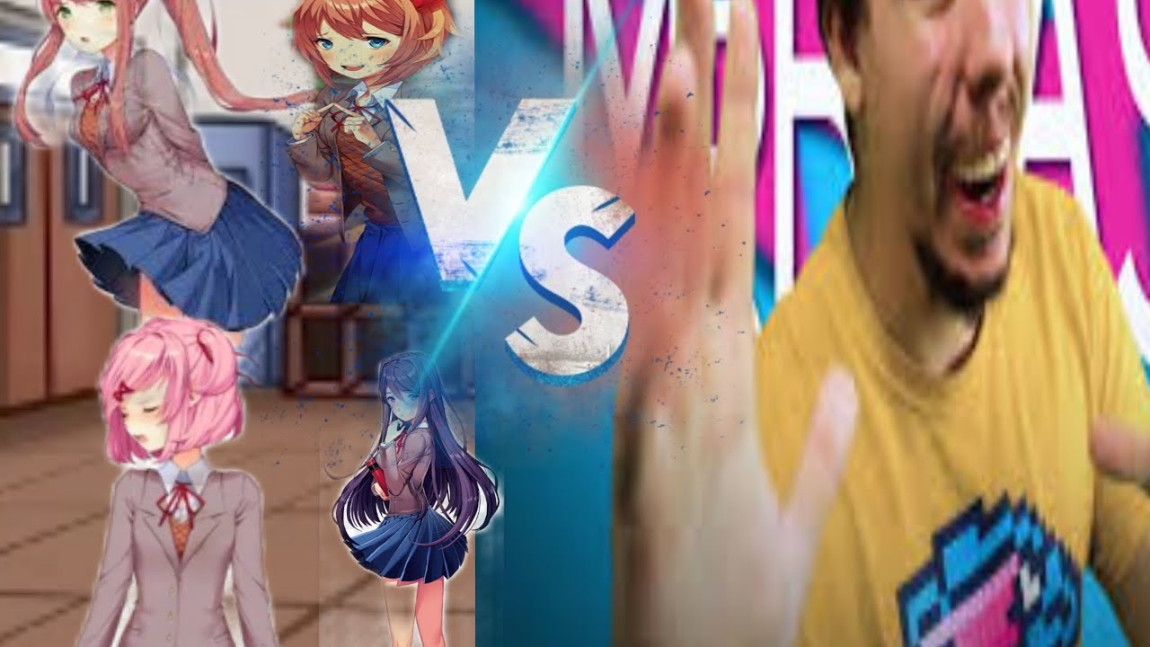 Literature club vs Mr Beast. Epic rap battle a history - YouTube