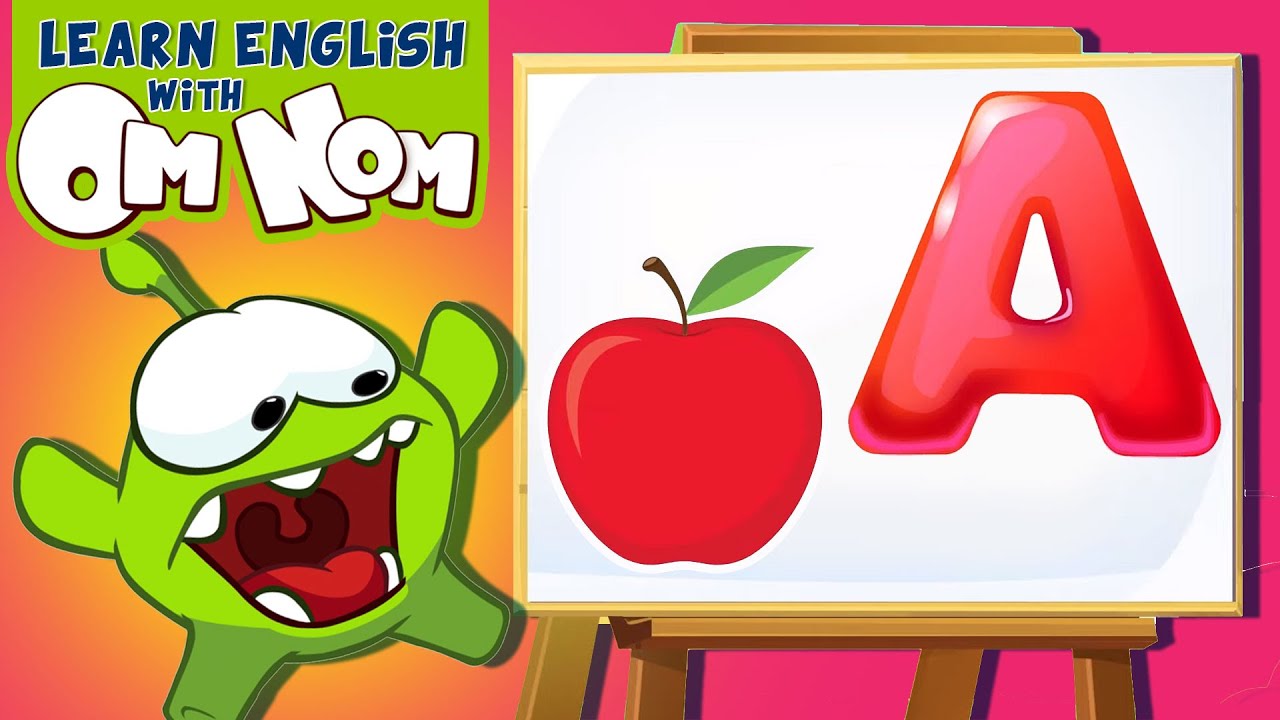 Learn ABC Song With Om Nom | Om Nom Learning | Learn English With Om ...