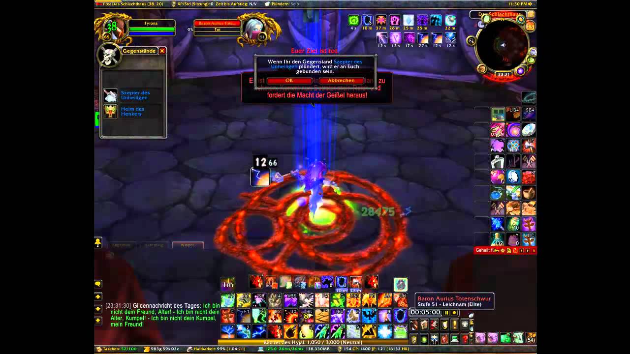 WOW 316 Stratholme Mount Runs, Lord Aurius Rivendare - YouTube