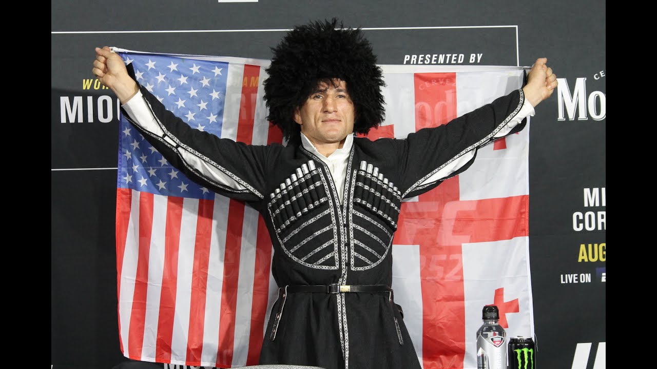 Merab Dvalishvili Celebrates in Traditional Georgian Wardrobe | UFC 252 ...