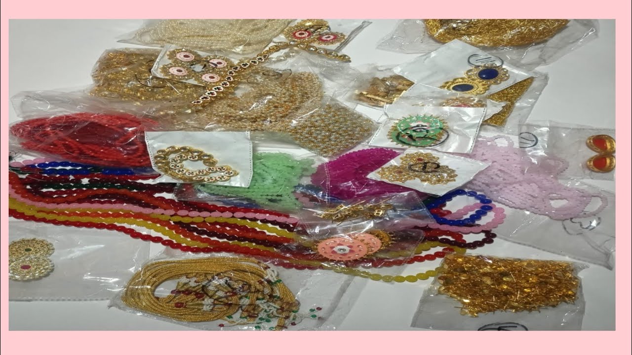Jewellery making materials// jewellery making raw material - YouTube