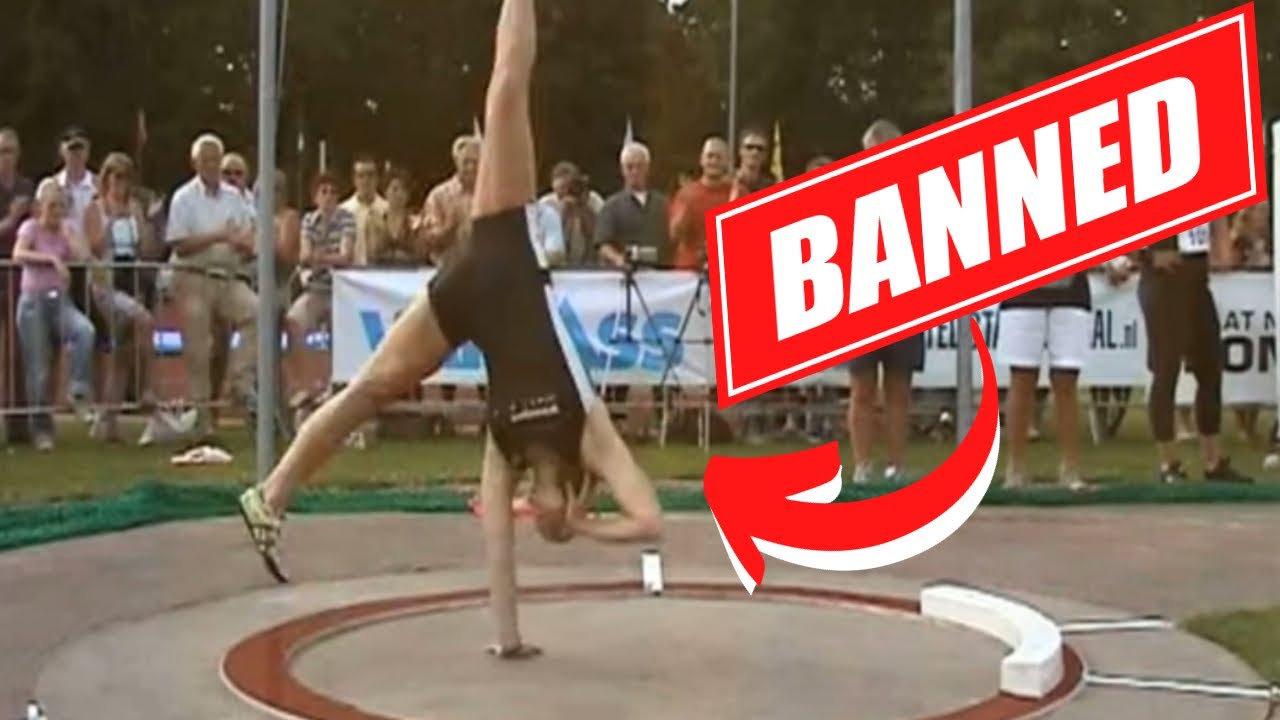 THE CARTWHEEL - Banned Shot Put Technique! - YouTube