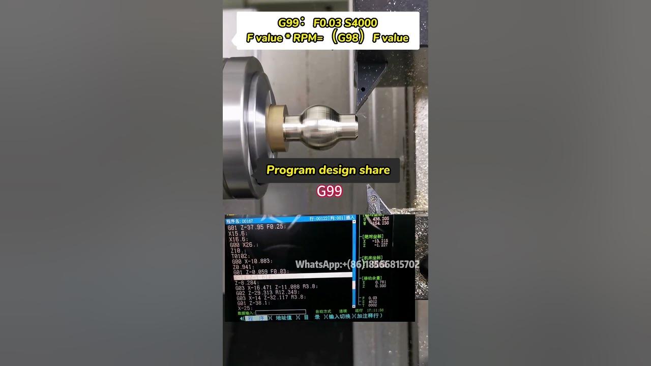 How to use G99 code on SL-36 | CNC SMARTLATHE - YouTube