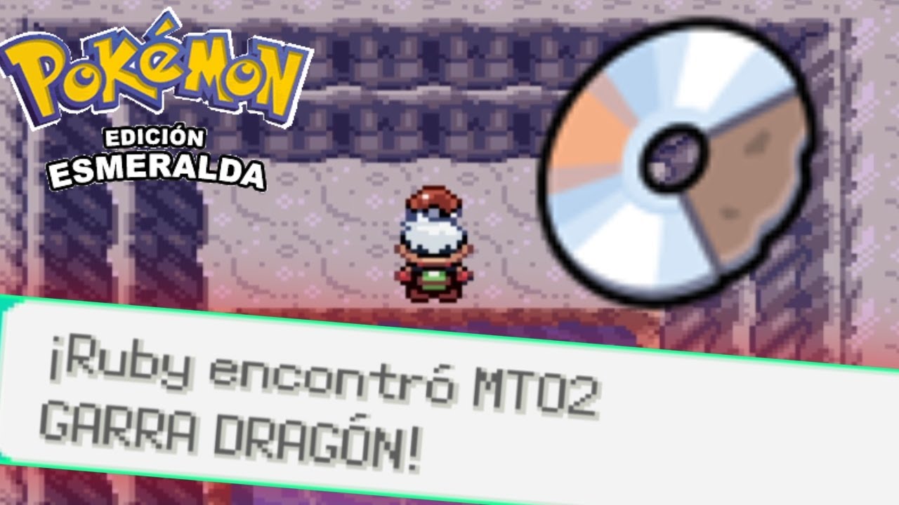 Conseguir la MT 02 Garra Dragón en Pokémon Esmeralda-How to get MT02 ...
