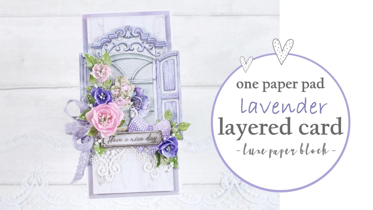 Layered Card Tutorial - Luxe Paper Block - YouTube