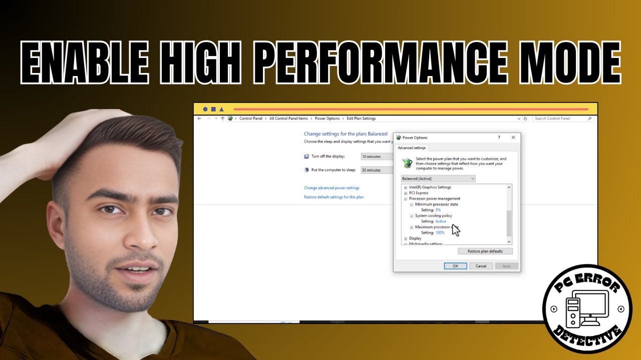 How To Turn On High Performance Mode In Windows 10 - Full Tutorial ...