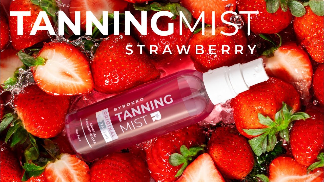STRAWBERRY TANNING MIST | Gradual tanning water | BYROKKO - YouTube