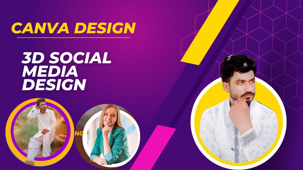 How to Create 3D Instagram Profile Picture in Canva - YouTube