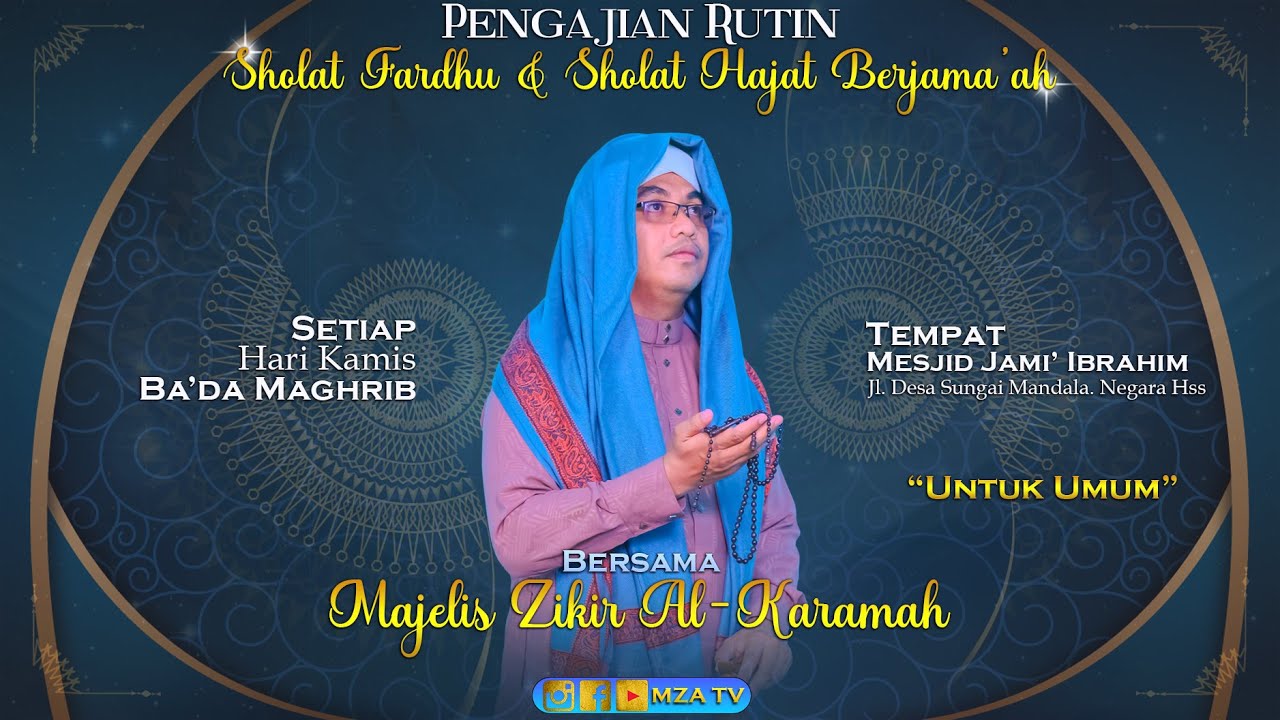 🔴Memeriahkan Maulidurrasul Saw Bersama | Mesjid Jami' Ibrahim |Bersama ...
