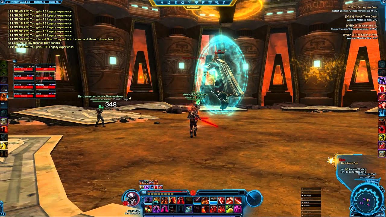 SWTOR - Memories of Xendor - EV Nightmare - Soa - YouTube