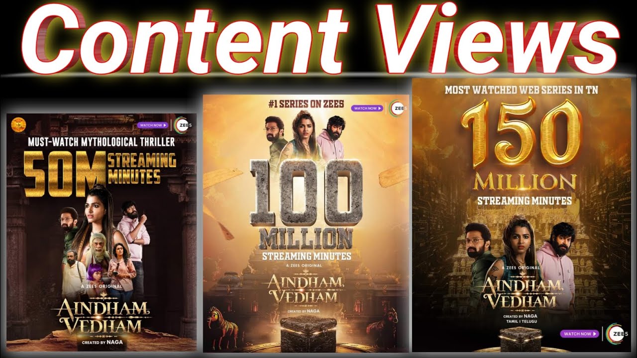 Tamil Series Recommendation! AINDHAM VEDHAM Season 1 On Zee5 | Don't ...