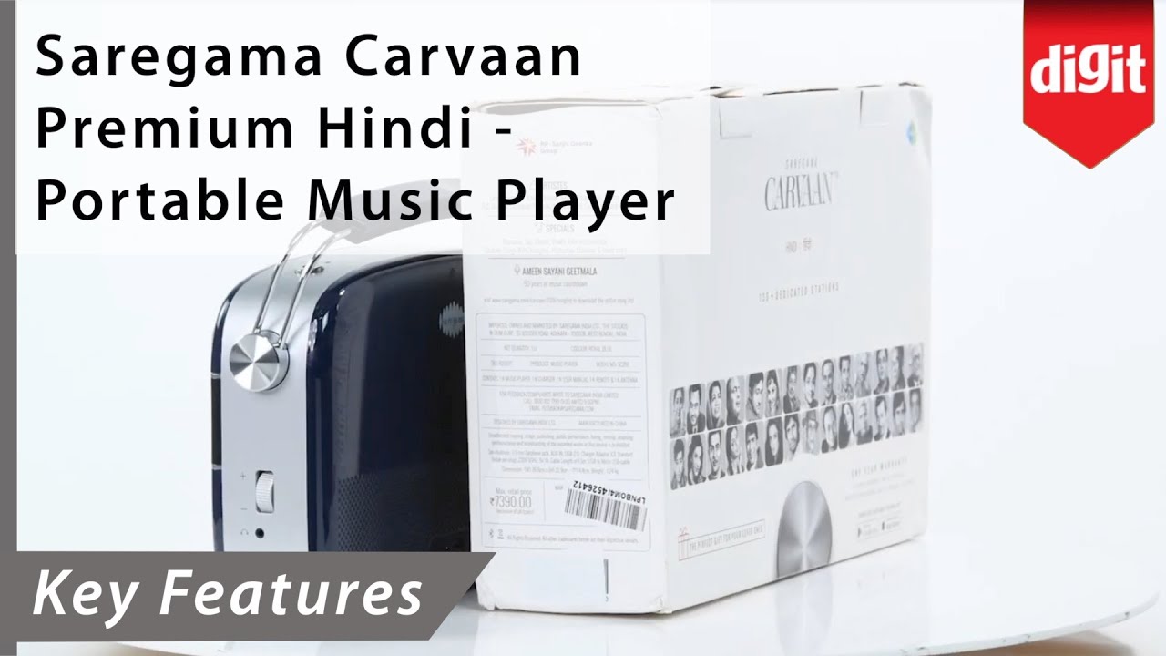 Saregama Carvaan Premium Hindi Portable Music Player Key Features - YouTube