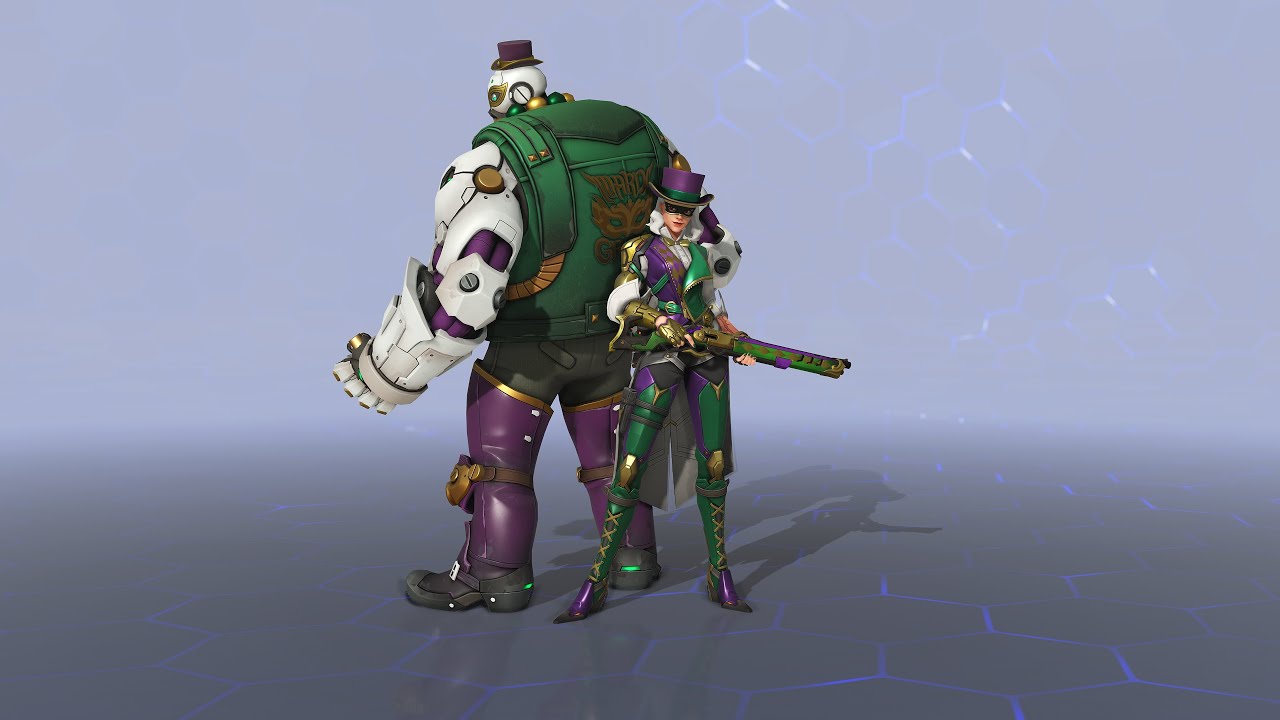 Overwatch Anniversary Vol 2 Week 2 - Mardi Gras Ashe - YouTube