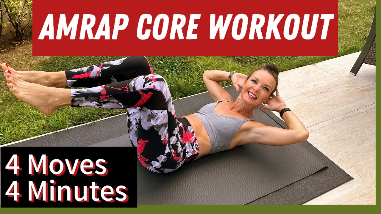 AMRAP Core Workout | 4 Moves in 4 Minutes | Fast and Effective - YouTube