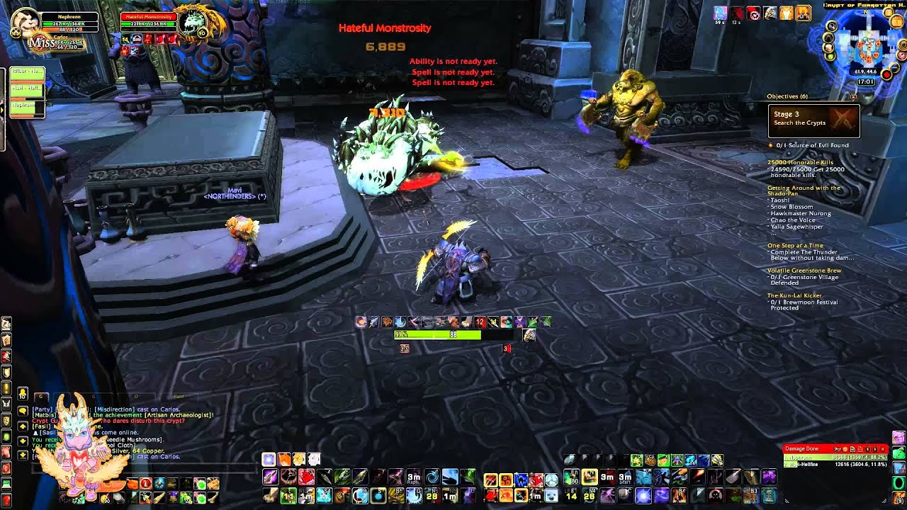 World of Warcraft Scenario: Crypt of Forgotten Kings (Mists of Pandaria ...