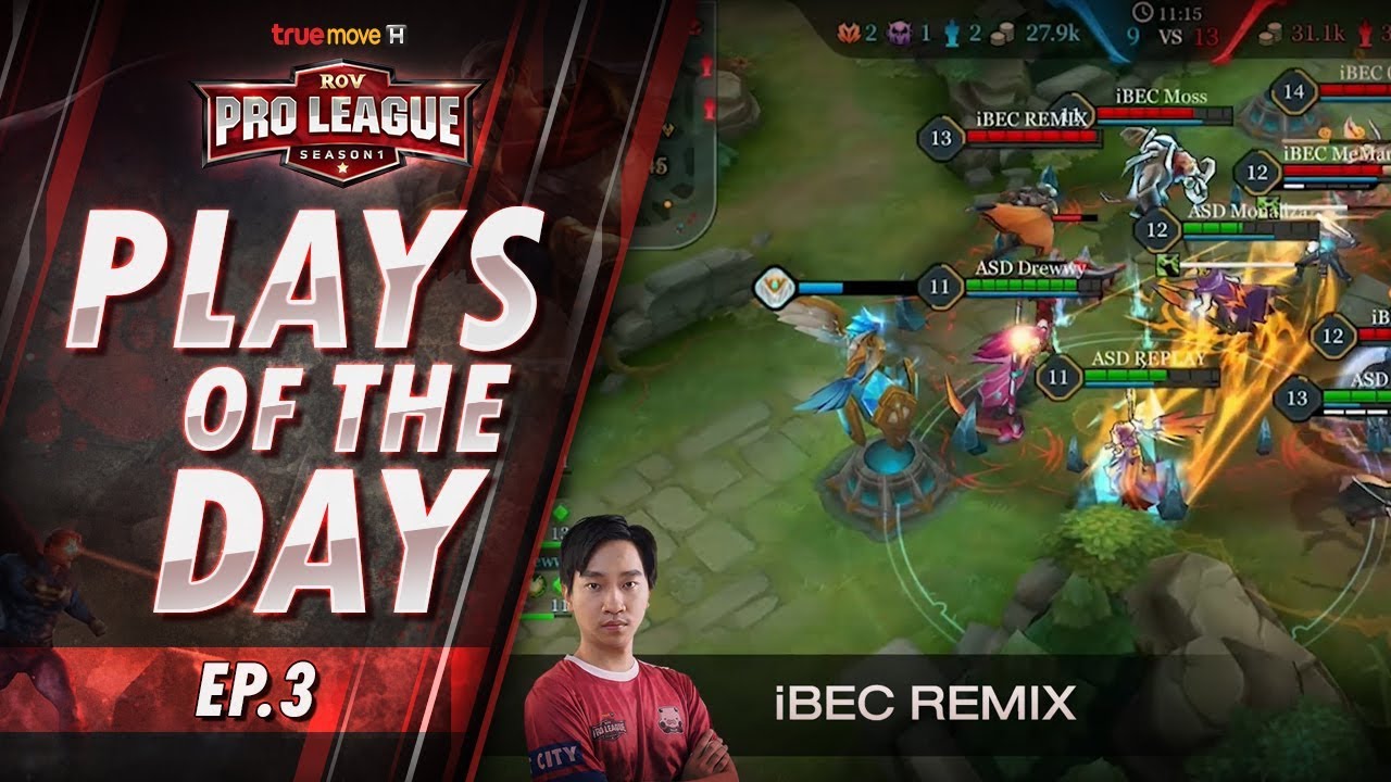 RoV Pro League : Plays of the Day | EP.3 - YouTube