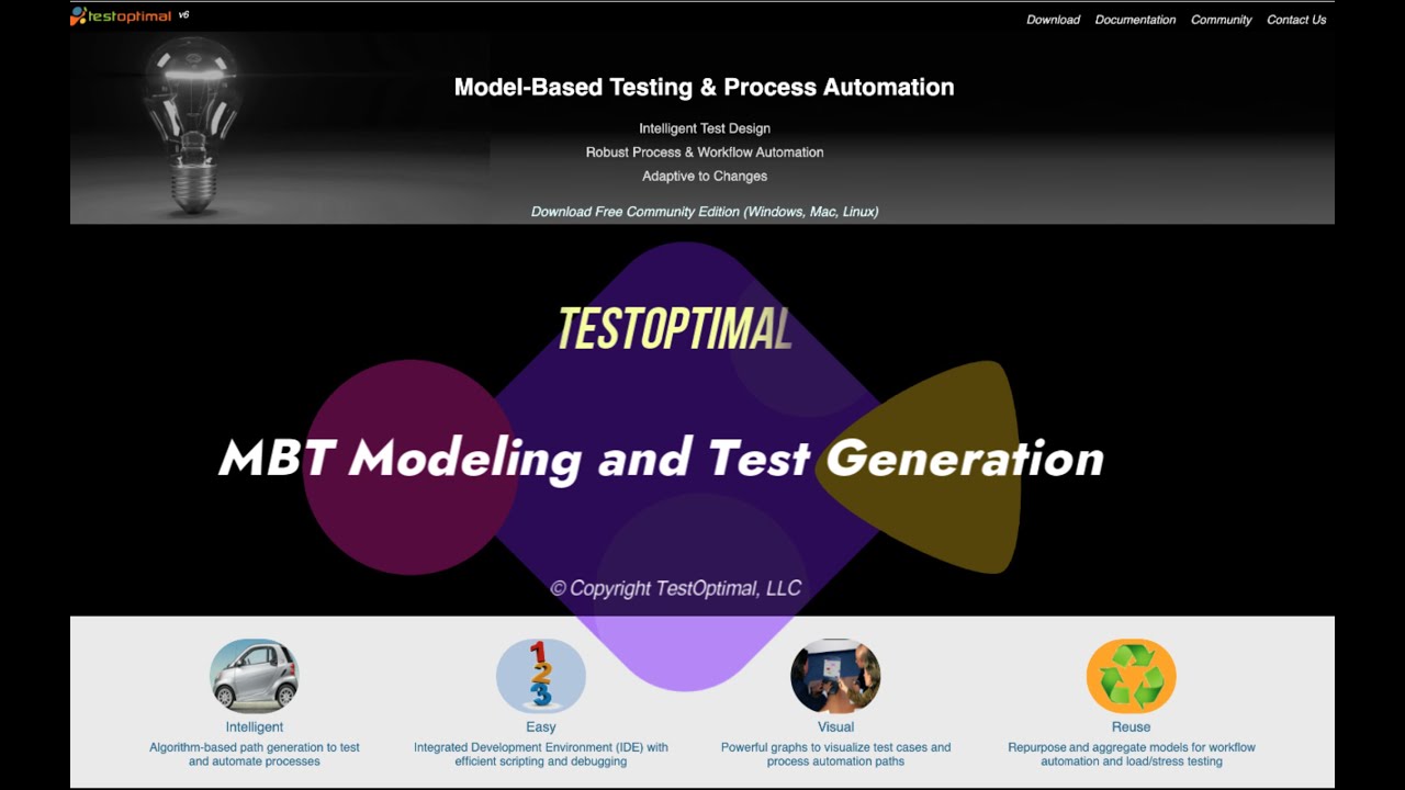 TestOptimal MBT Modeling and Test Generation - YouTube
