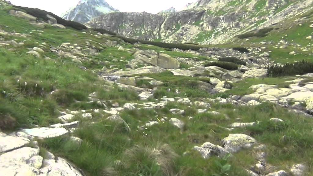 Slovākija. Štrbske Pleso. Vodopad Skok 4 - YouTube