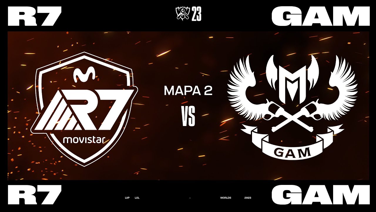 Movistar R7 VS GAM Esports - Mapa 2 - DIA 4 - PLAY-IN - WORLDS - 2023 ...