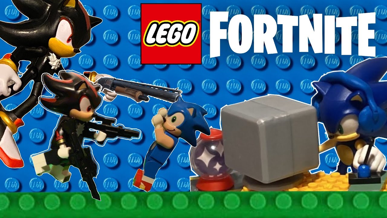 Sonic and Shadow play Lego Fortnite (Stop motion meme) - YouTube