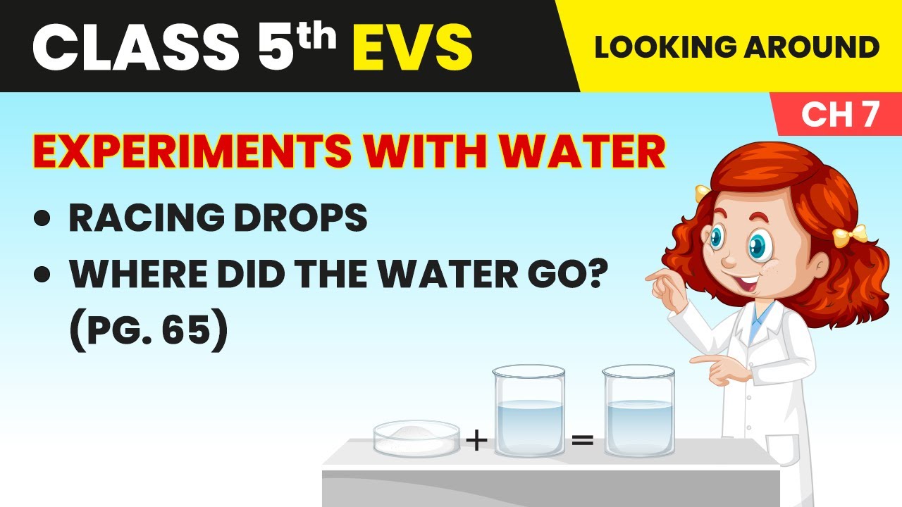 Racing Drops & Where Did the Water Go? (Pg. 65) | Class 5 Environmental ...