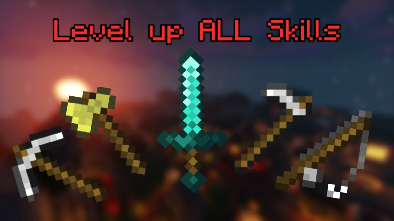How to level up each skill the fastest. (Skyblock) - YouTube