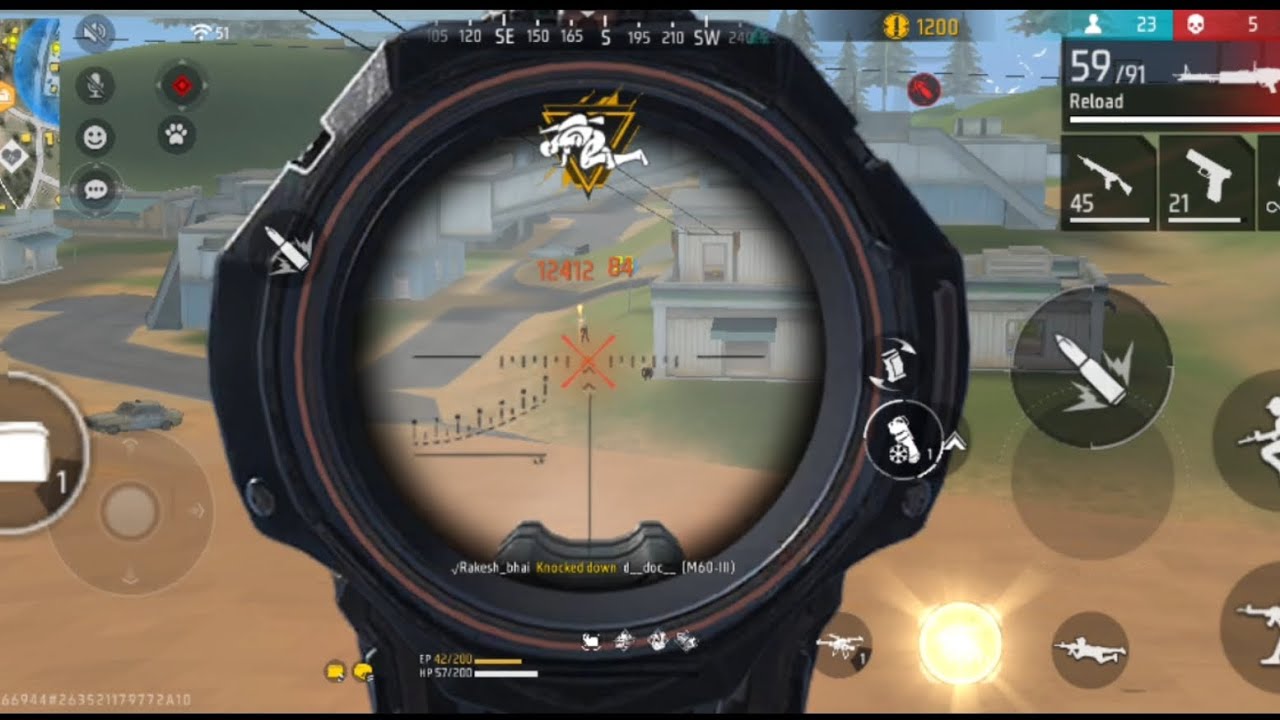 M60 + MAG-7 SOLO VS SQUAD OP GAMEPLAY - GARENA FREE FIRE - YouTube