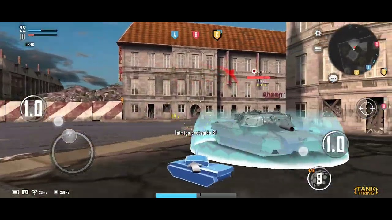 tank firing game play - YouTube