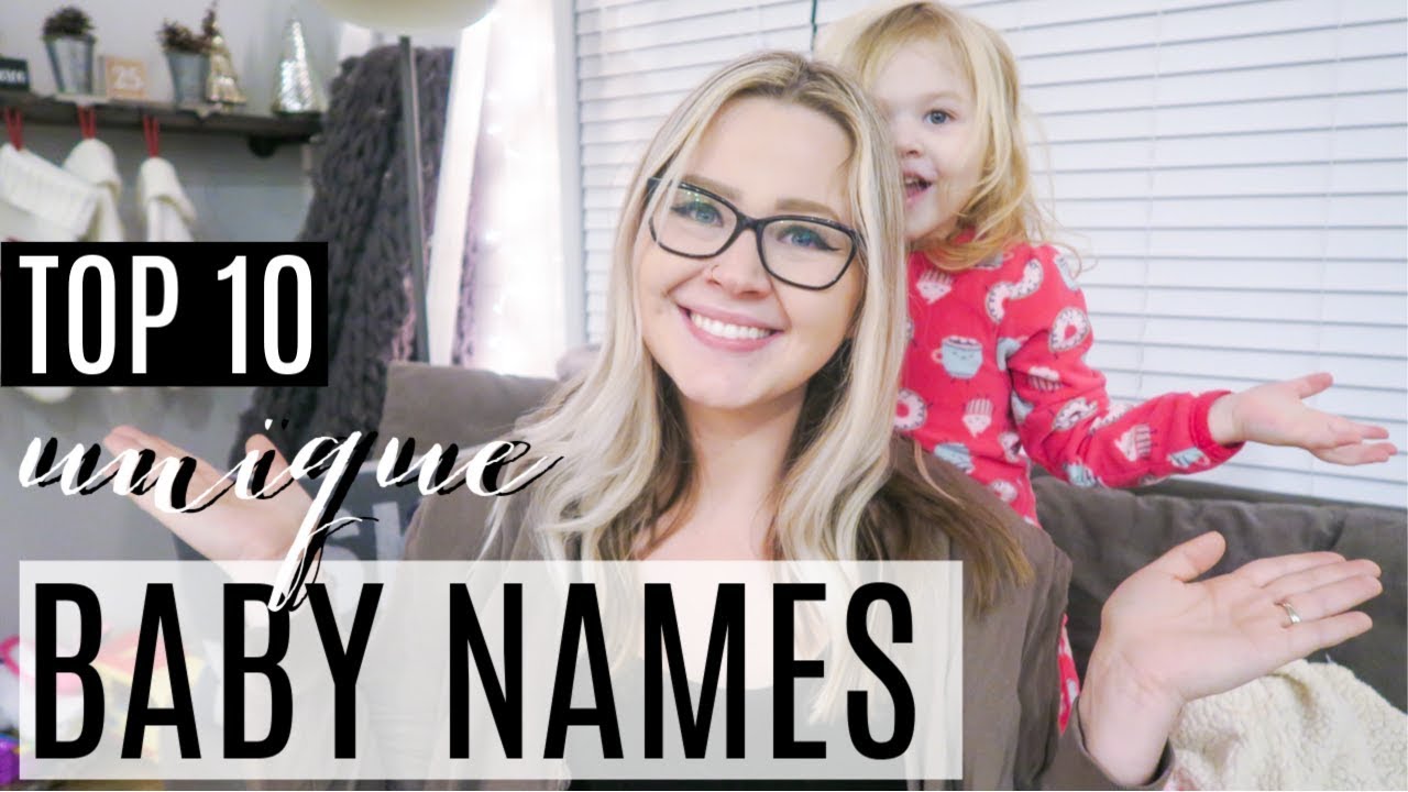 10 BABY NAMES I LOVE | UNIQUE & EDGY NAMES - YouTube