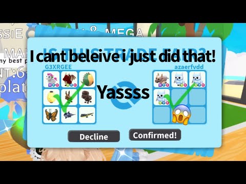 Trading In Roblox Adopt Me! (Roblox Trading Proofs Video) - YouTube