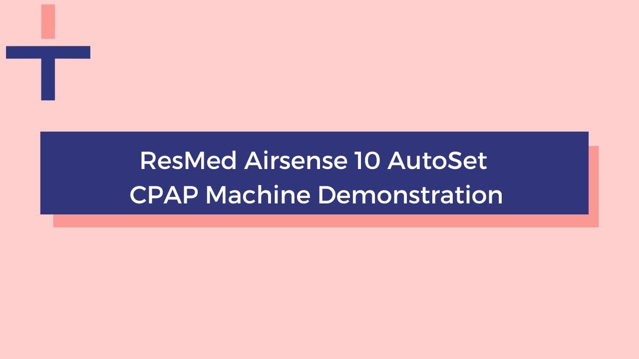 ResMed AirSense 10 AutoSet CPAP Machine & Humidair Humidifier Demo ...