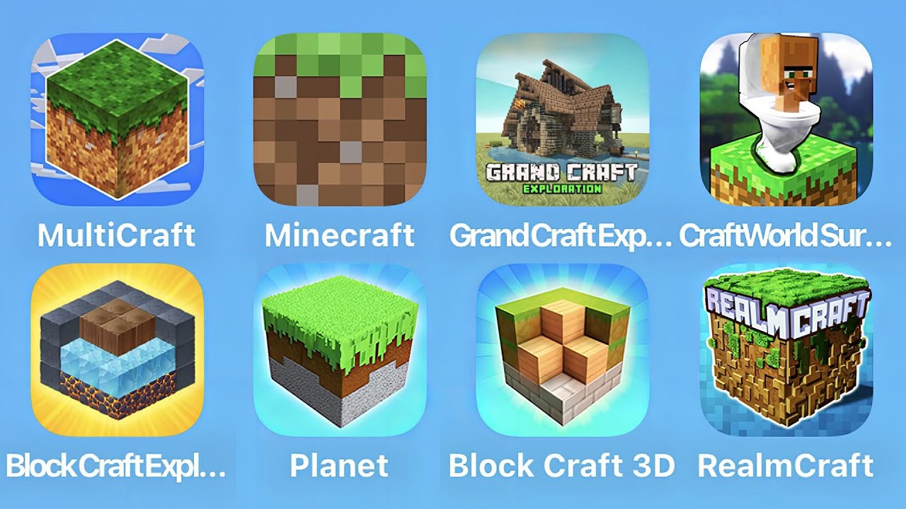 Multicraft, Minecraft, Grand Craft, Craft World Survival, Block Craft ...