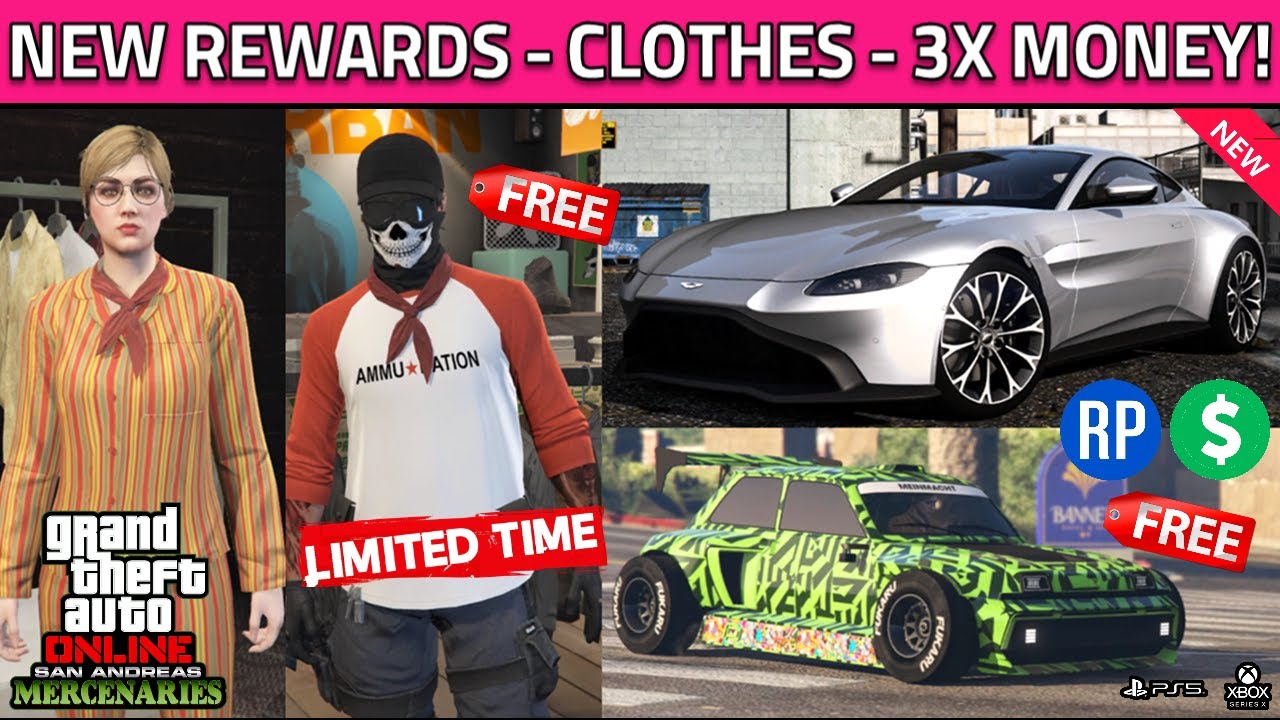 GTA 5 Online NEW Weekly Update Today! NEW Clothes, Rewards, Special ...