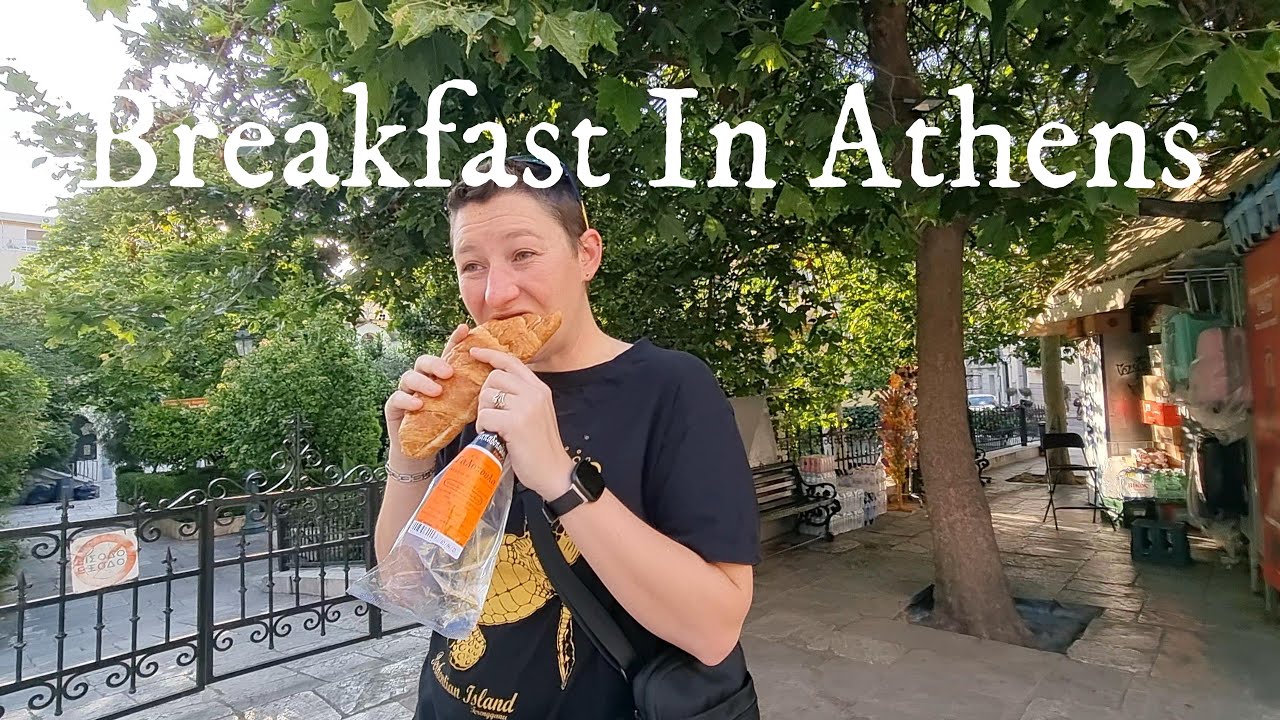 Breakfast In Athens, Greece And Walking To The Acropolis - YouTube