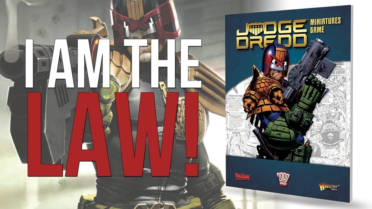 Judge Dredd Miniatures Game | Warlord Games | Flipthrough - YouTube