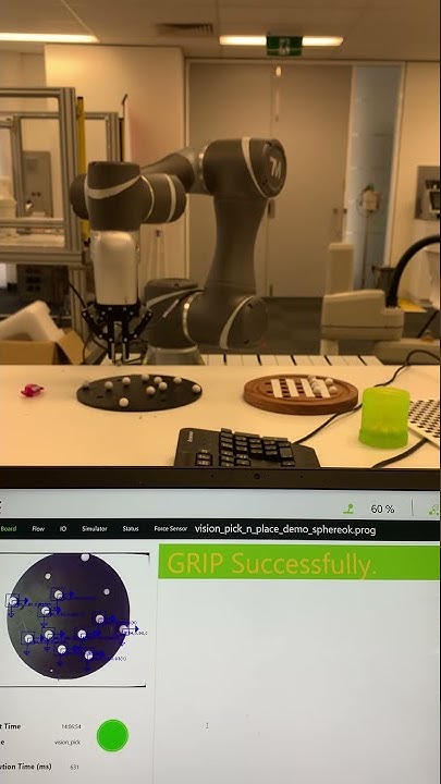 Omron TM Cobot - Vision Based Pick and Place Demo - YouTube