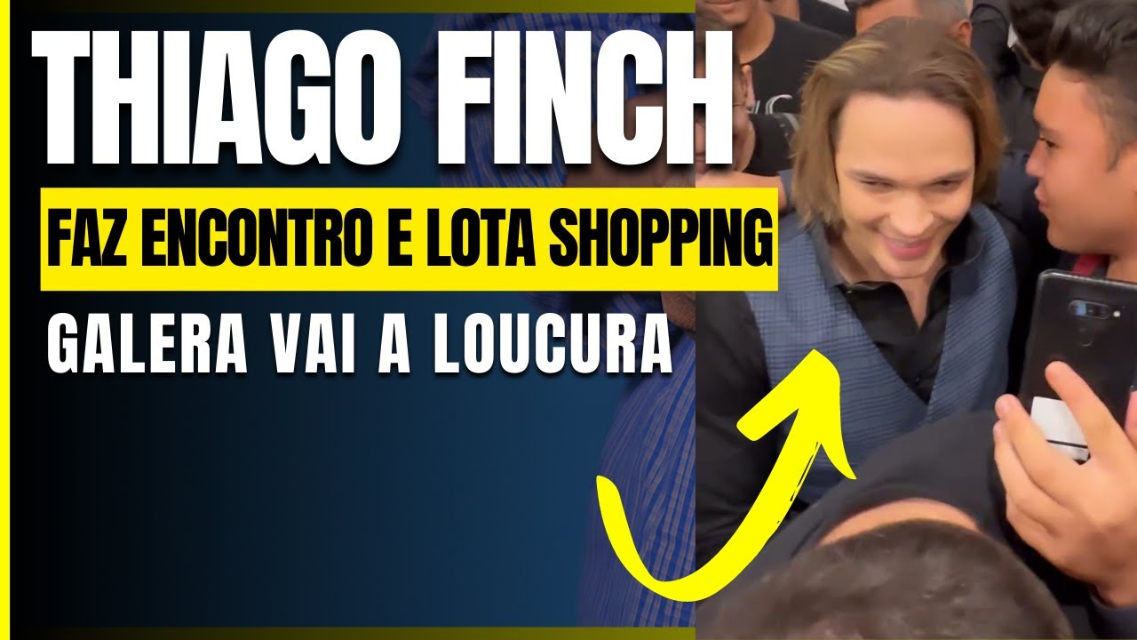 Thiago Finch Faz Encontro e Lota Shopping - Marketing Digital Gratuito ...