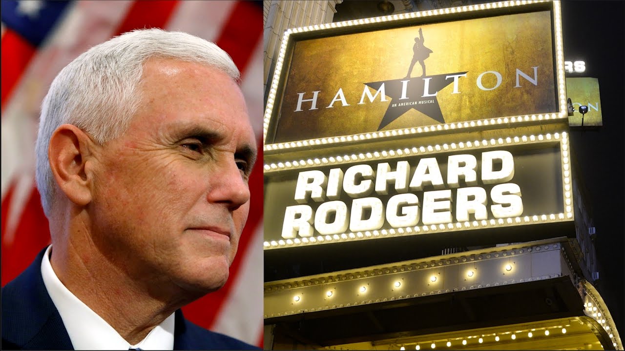 Mike Pence was booed while attending the musical ‘Hamilton’ - YouTube